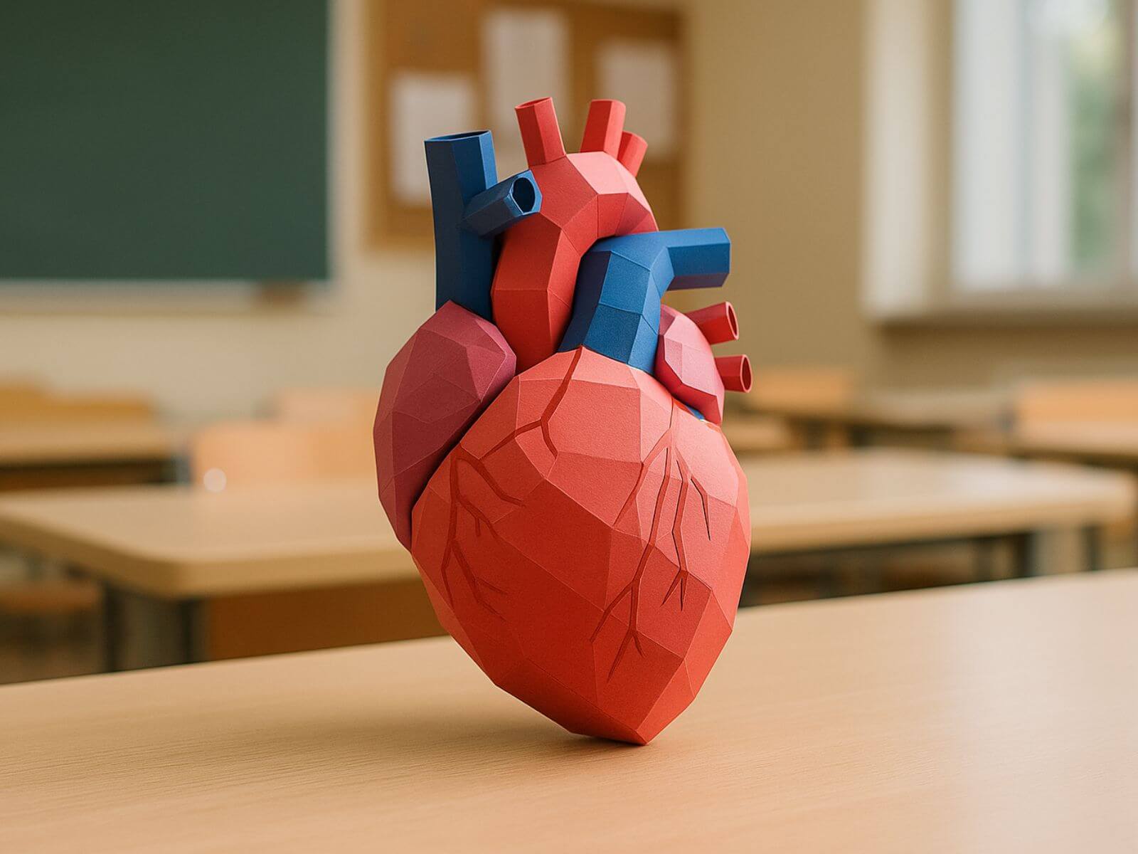 Papercraft et anatomie : construire un cœur en papier 3D pour mieux ...